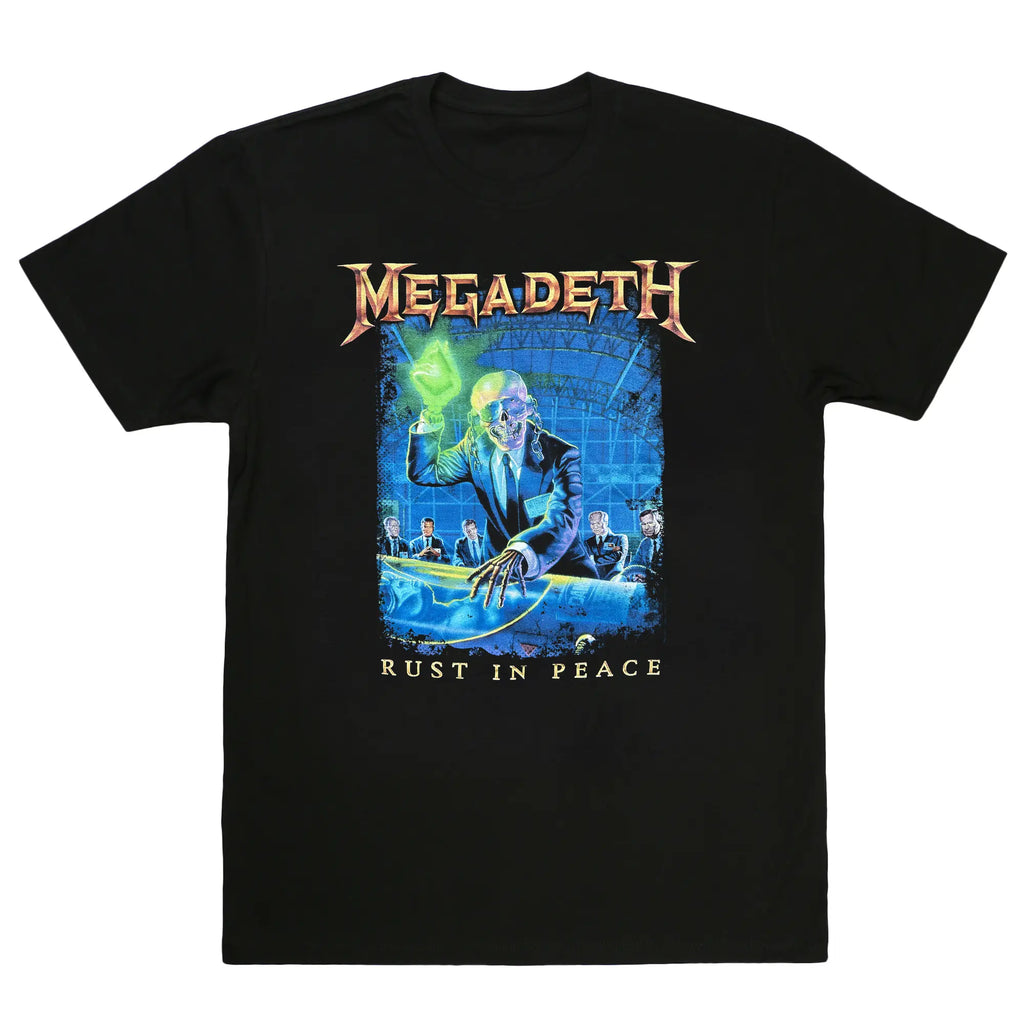 Official Megadeth - Rust in Piece (w/ Back Print) - Black T-Shirt | – Twisted Thread