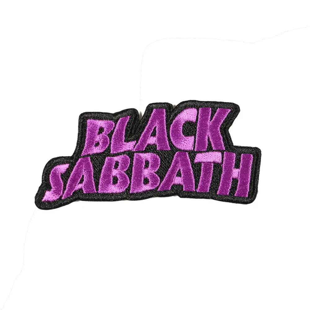 Official Black Sabbath Patch - Wavy Logo (Iron On) | Twisted NZ – Twisted Thread