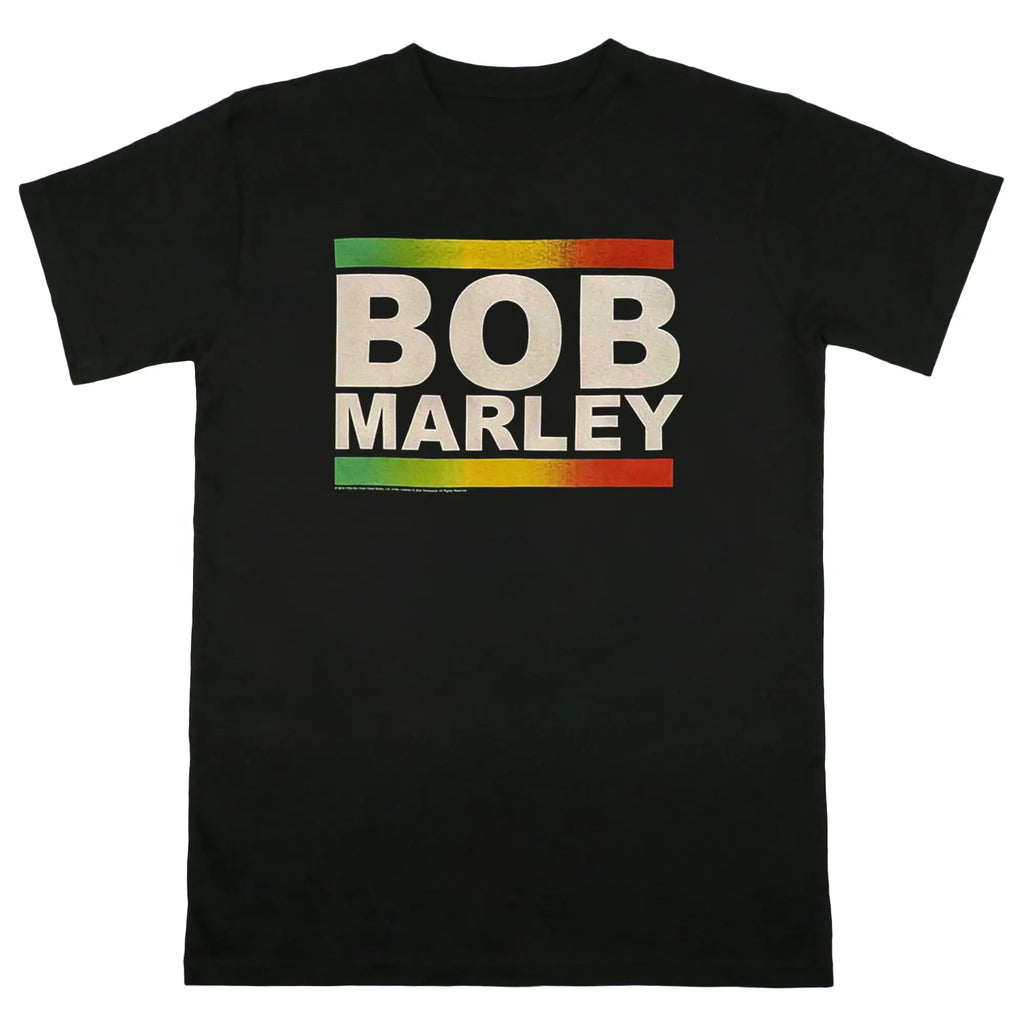 Official Bob Marley - Block Logo - Black T-Shirt | Twisted NZ – Twisted Thread