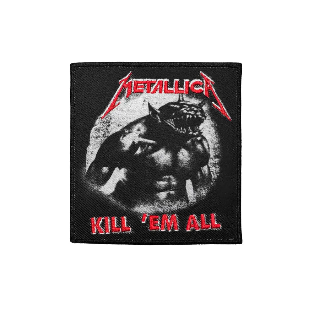 Official Metallica Patch - Kill 'Em All (Iron On) | Twisted NZ – Twisted Thread