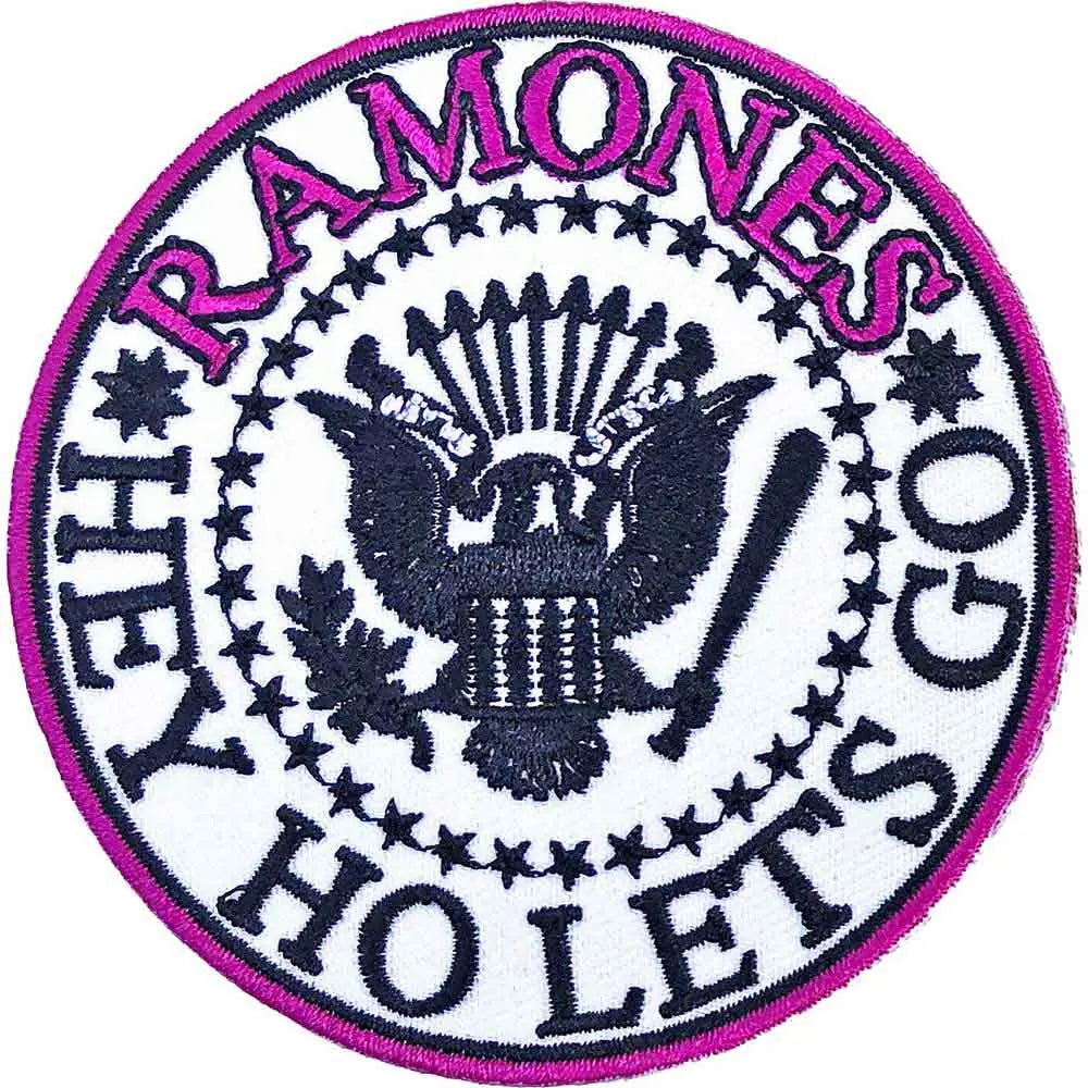 Official Ramones Patch - Hey Ho Lets Go (Iron On) | Twisted NZ ...