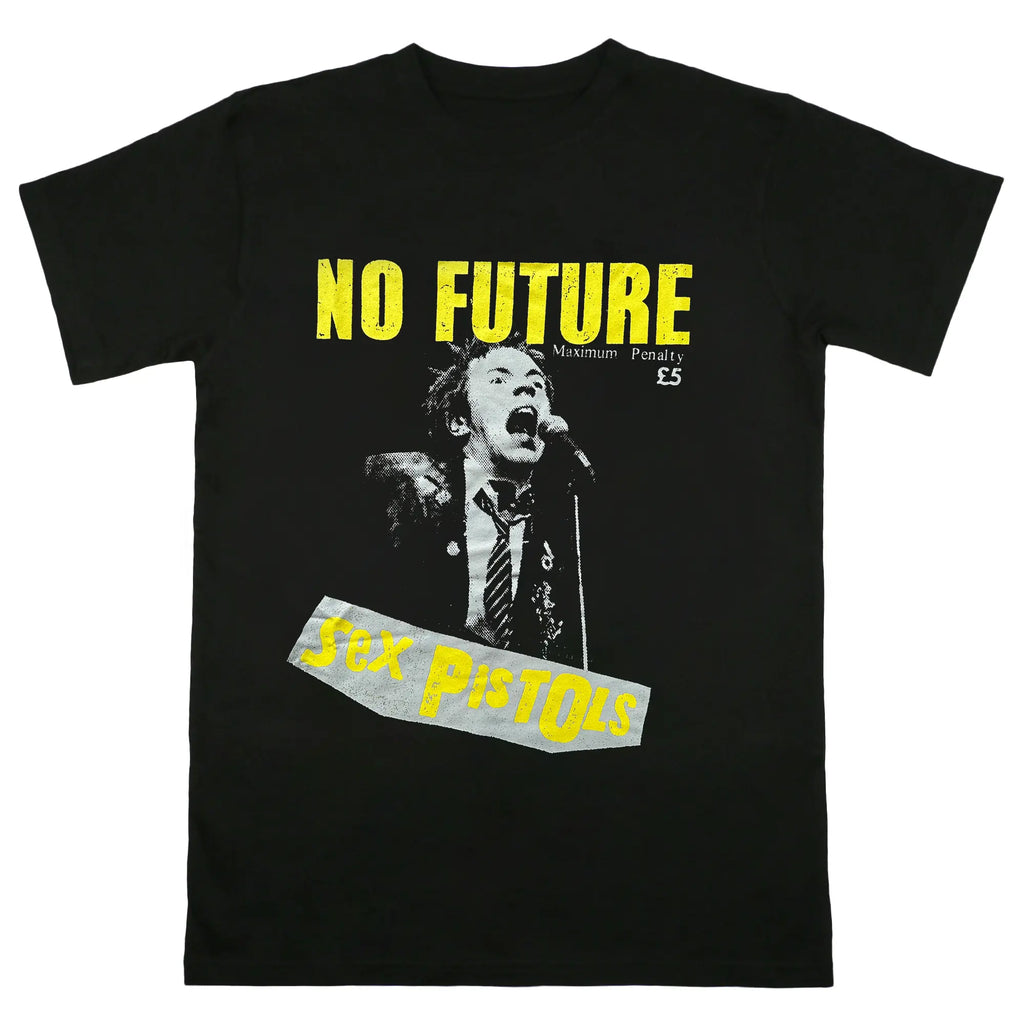 Sex Pistols No Future Black T Shirt Twisted Thread Nz