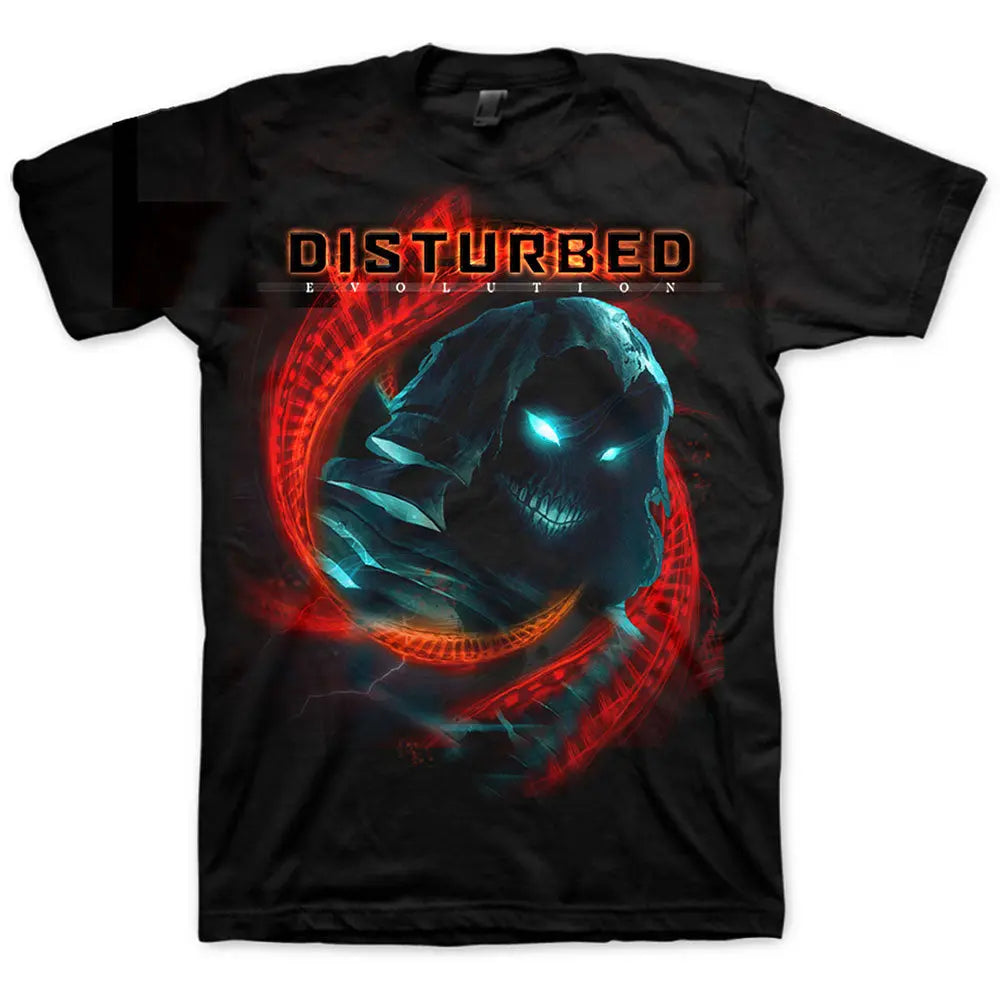 Official Disturbed - DNA Swirl - Black T-Shirt | Twisted NZ – Twisted Thread