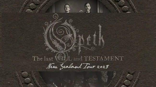 Opeth – New Zealand Tour 2025 – Tickets & Details – Auckland – Twisted Thread