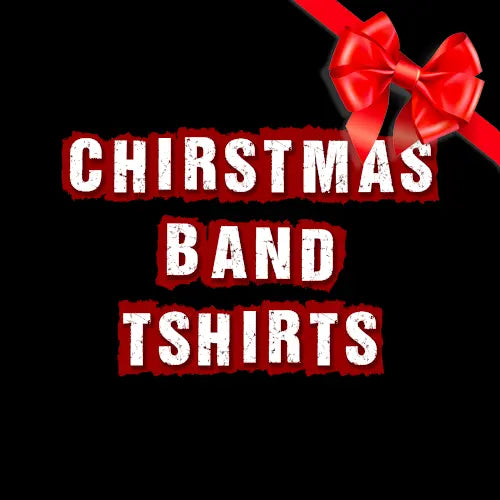 Metal Christmas Band Shirts | Twisted Thread NZ