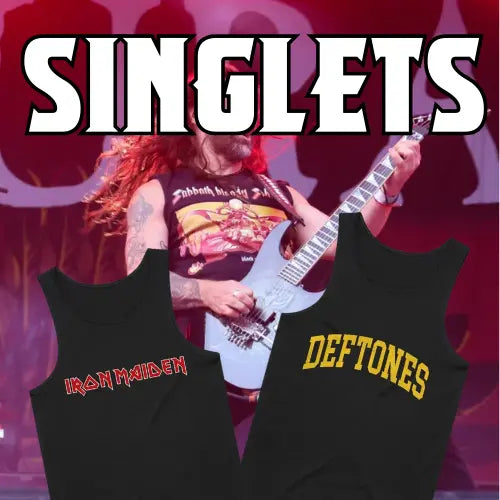 Official Licenced Band Singlets - Shop Online | Twisted Thread NZ