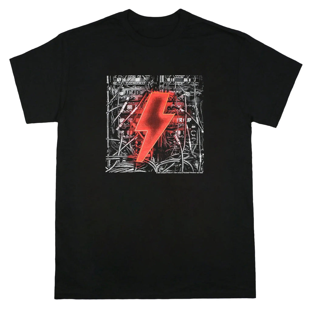 Official AC/DC - PWR UP Wires - Black T-Shirt | Twisted NZ – Twisted Thread