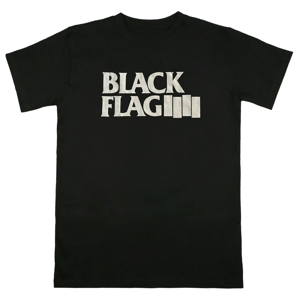 Official Black Flag - Logo - Black T-Shirt | Twisted NZ – Twisted Thread