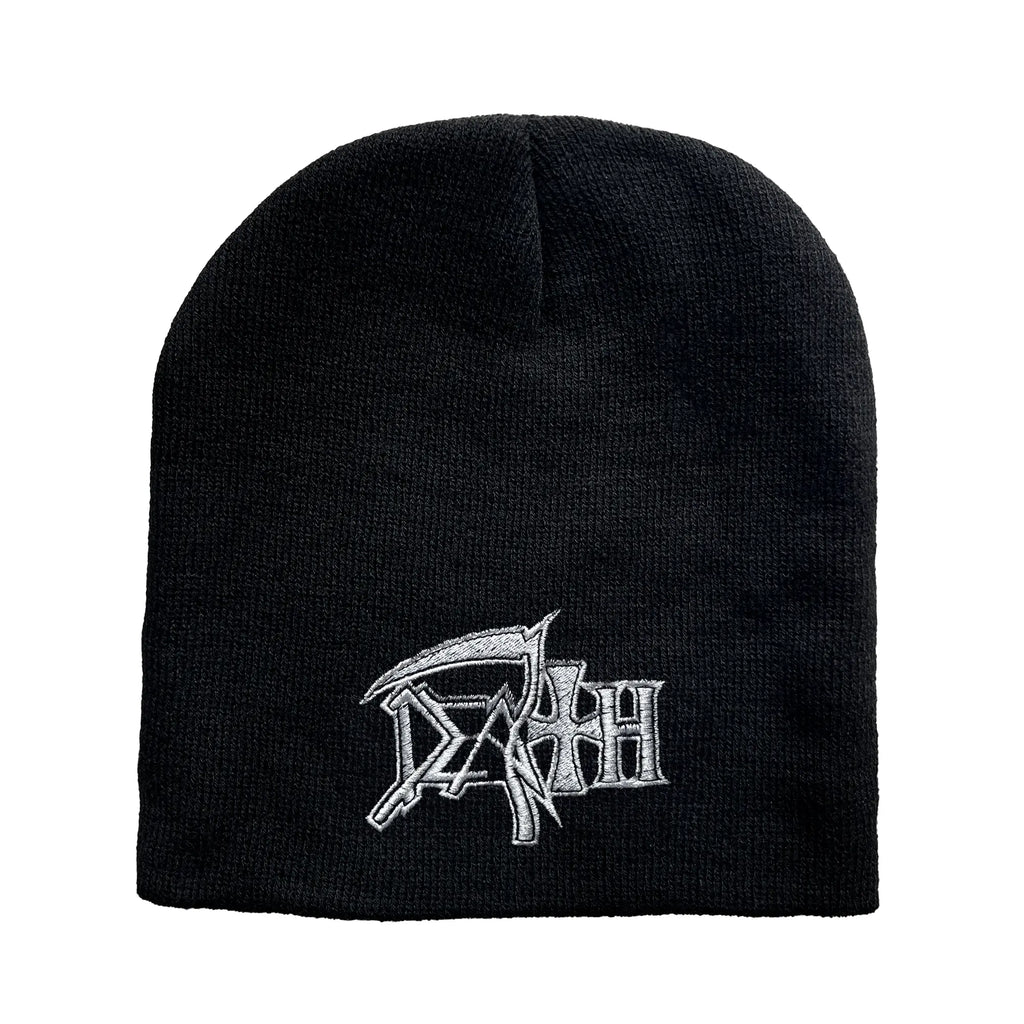 Official Death - Logo - Black Beanie | Twisted NZ – Twisted Thread
