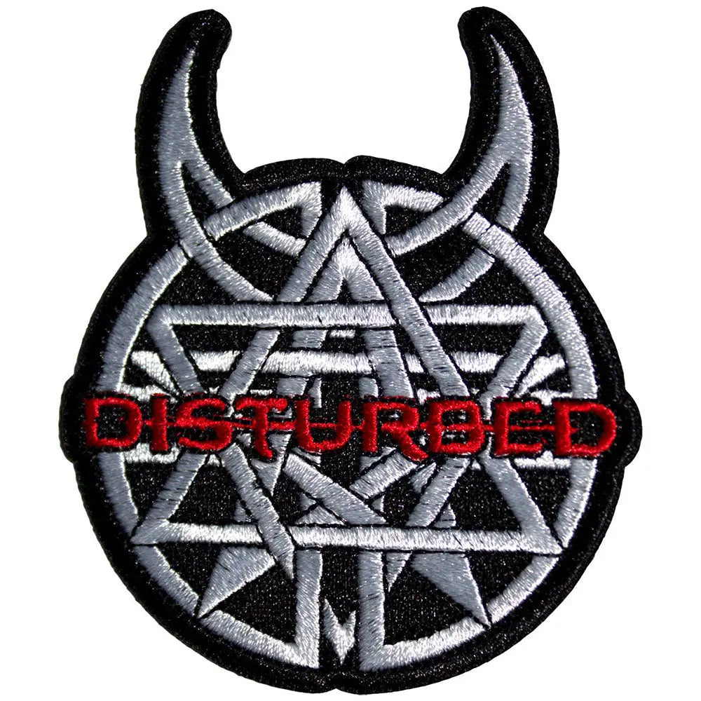 Official Disturbed Patch - Logo (Iron On) | Twisted NZ – Twisted Thread