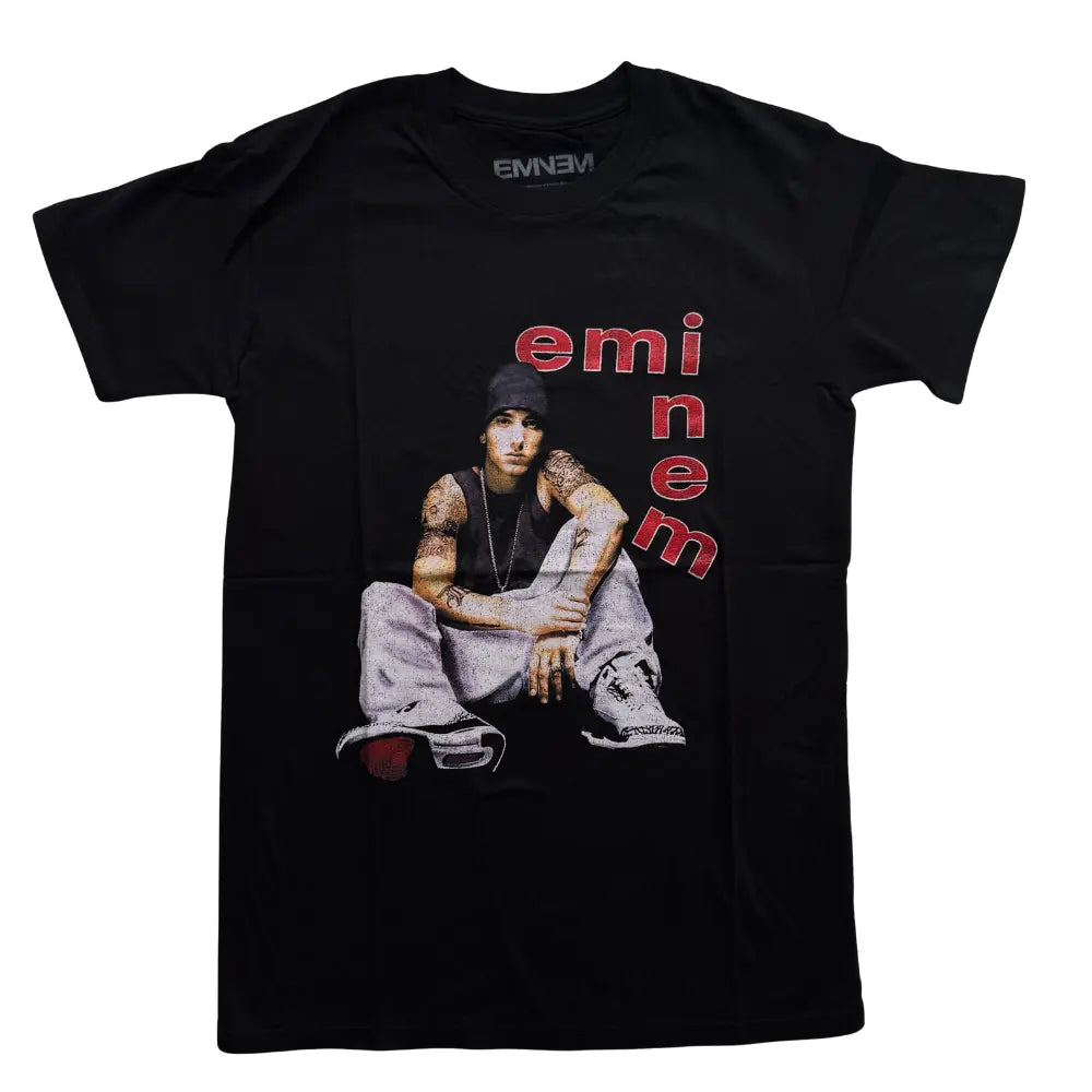 Eminem - Letters - Black T-Shirt | Twisted NZ – Twisted Thread