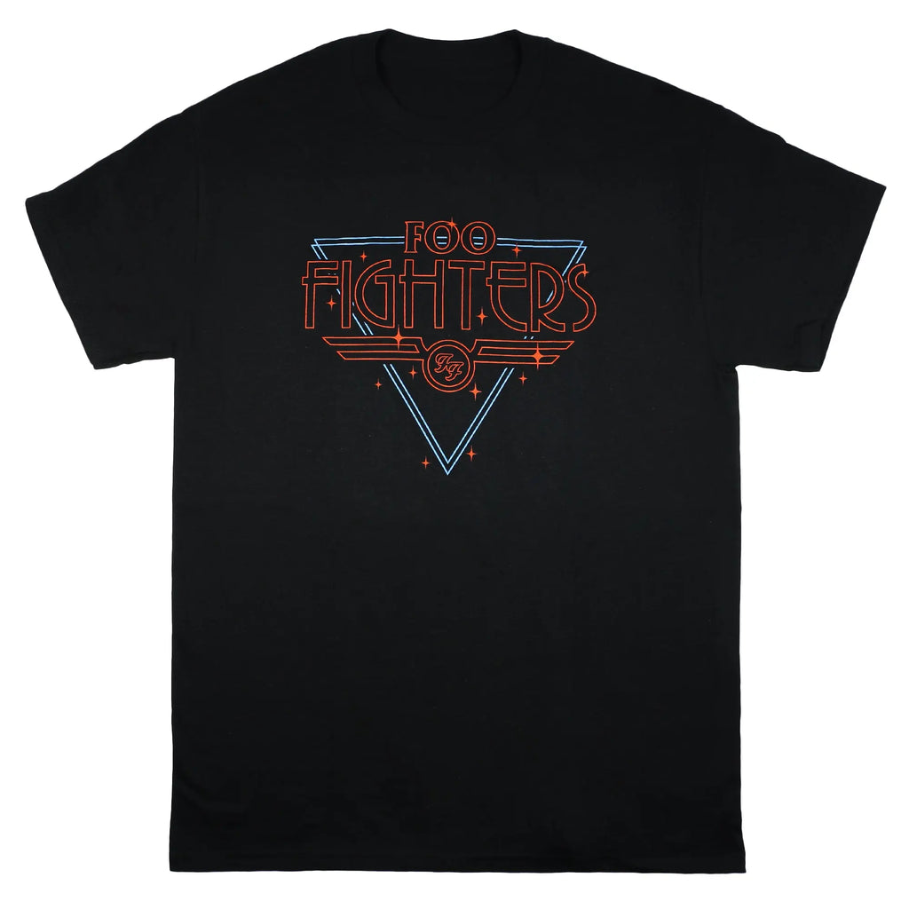 Foo Fighters - Disco Outline - Black T-Shirt | Twisted Thread NZ