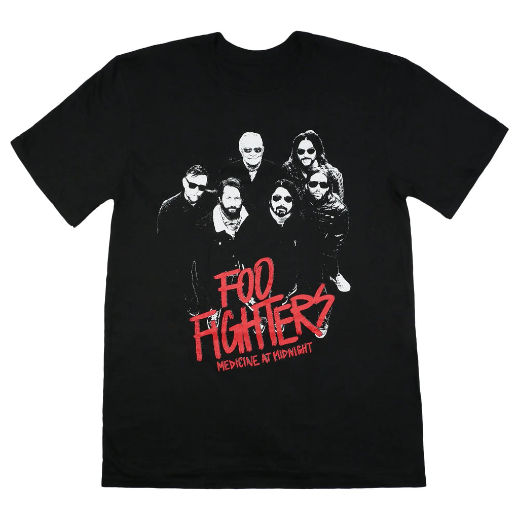 Official Foo Fighters - Medicine at Midnight Photo - Black T-Shirt ...