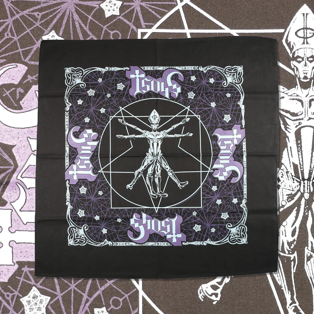 Official Ghost (Band) - Black Bandana | Twisted NZ – Twisted Thread