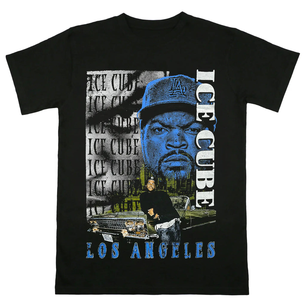Official Ice Cube - Los Angeles - Black T-Shirt | Twisted NZ – Twisted ...