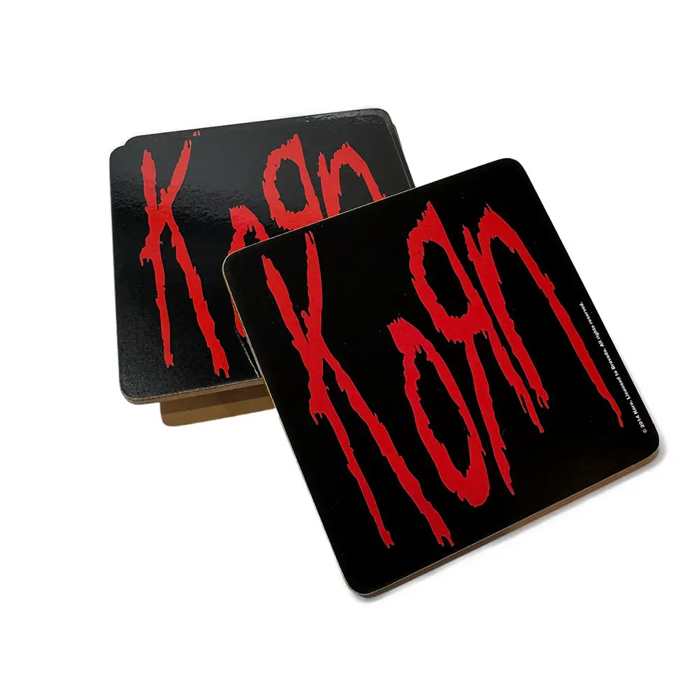 Official KORN Coaster Set (Set of 5) | Twisted NZ – Twisted Thread