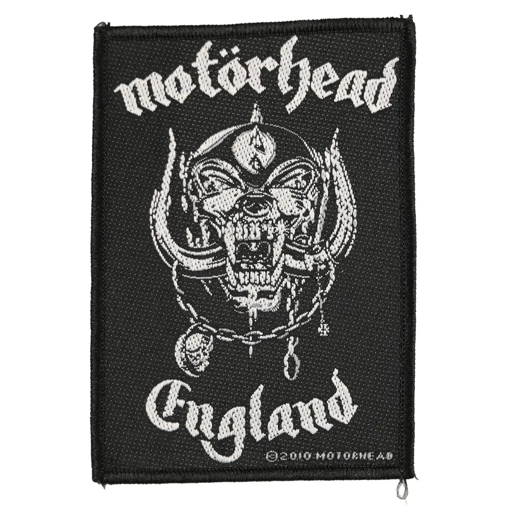 Official Motorhead Patch - England (Sew On) | Twisted NZ – Twisted Thread