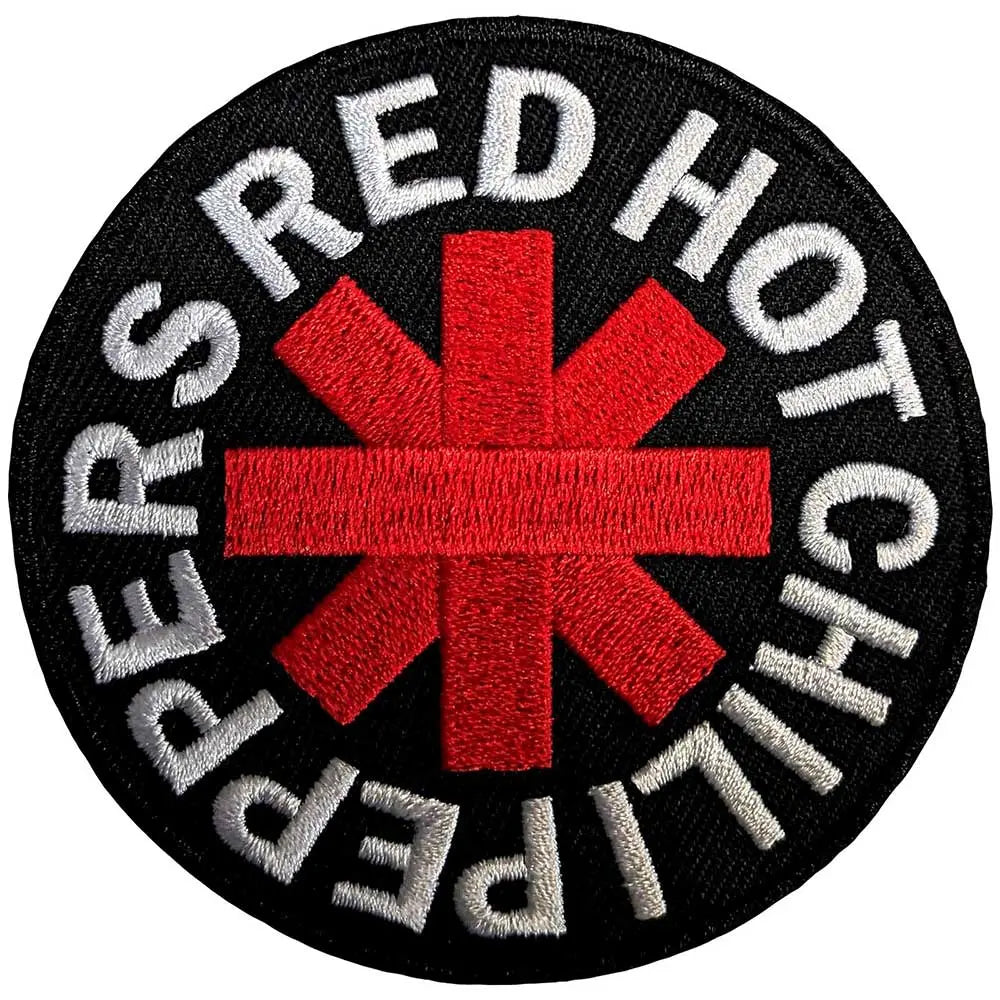 Official Red Hot Chili Peppers Patch - Black Logo (Iron On) | Twisted ...