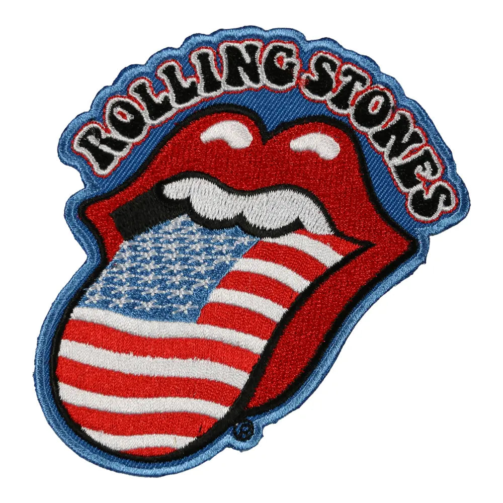 Official Rolling Stones Patch - US Tongue (Iron On) | Twisted NZ ...