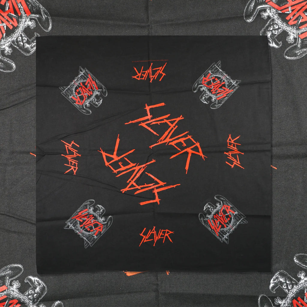 Official Slayer Eagle Black Bandana | Twisted NZ – Twisted Thread