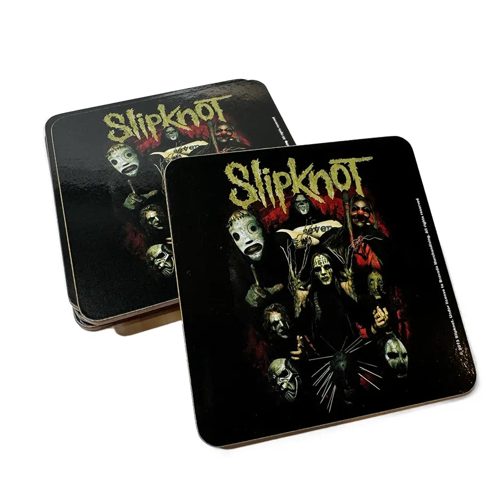Official Slipknot Coaster Set of 5 | Twisted NZ – Twisted Thread