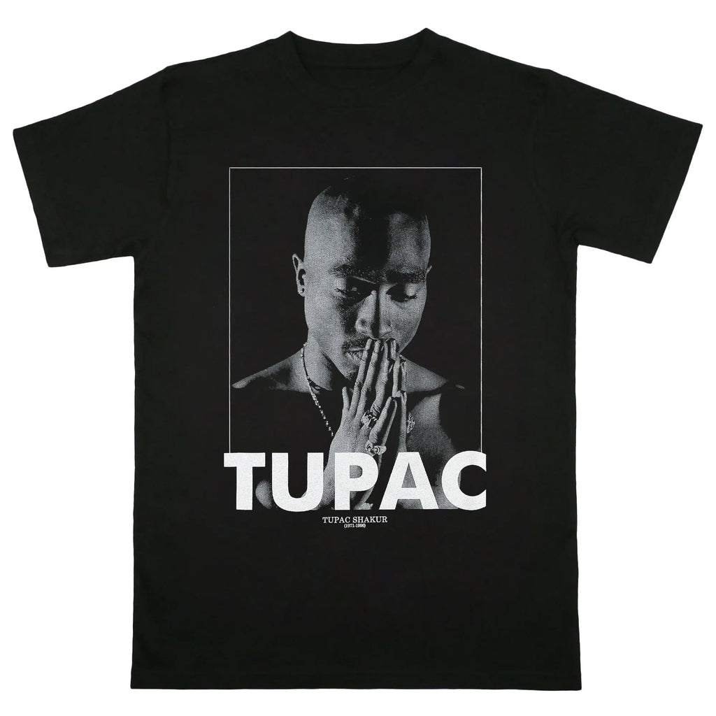 Official Tupac - Praying - Black T-Shirt | Twisted NZ – Twisted Thread