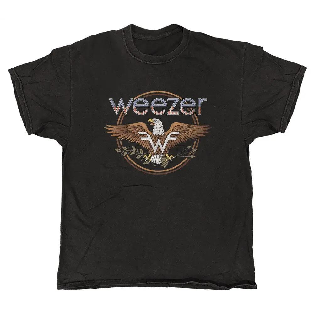 Official Weezer - Eagle - Black Vintage T-shirt | Twisted NZ – Twisted ...