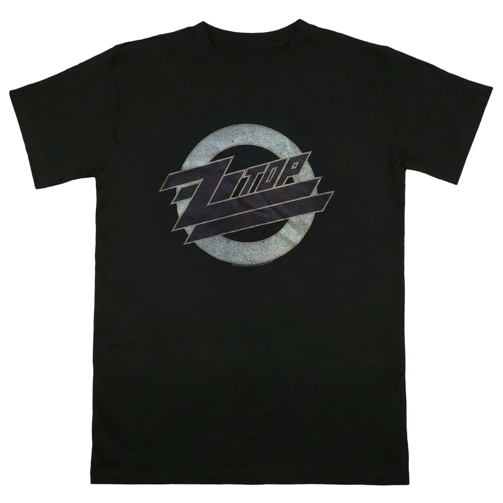Official ZZ Top - Vintage Logo - Black T-Shirt | Twisted NZ – Twisted ...