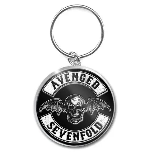 Official Avenged Sevenfold - Death Bat Circle - Keychain | Twisted NZ ...