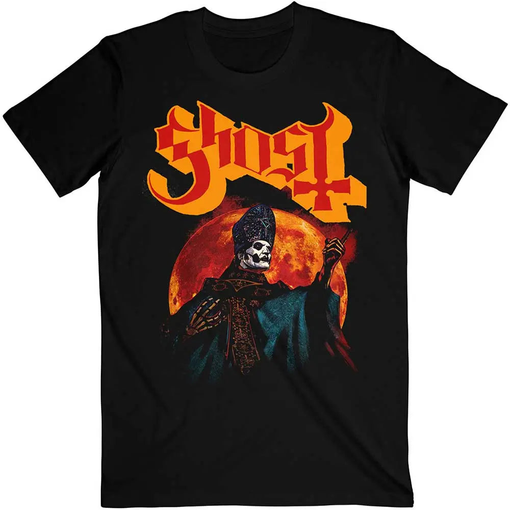 Official Ghost - Hunters Moon - Black T-Shirt | Twisted NZ – Twisted Thread