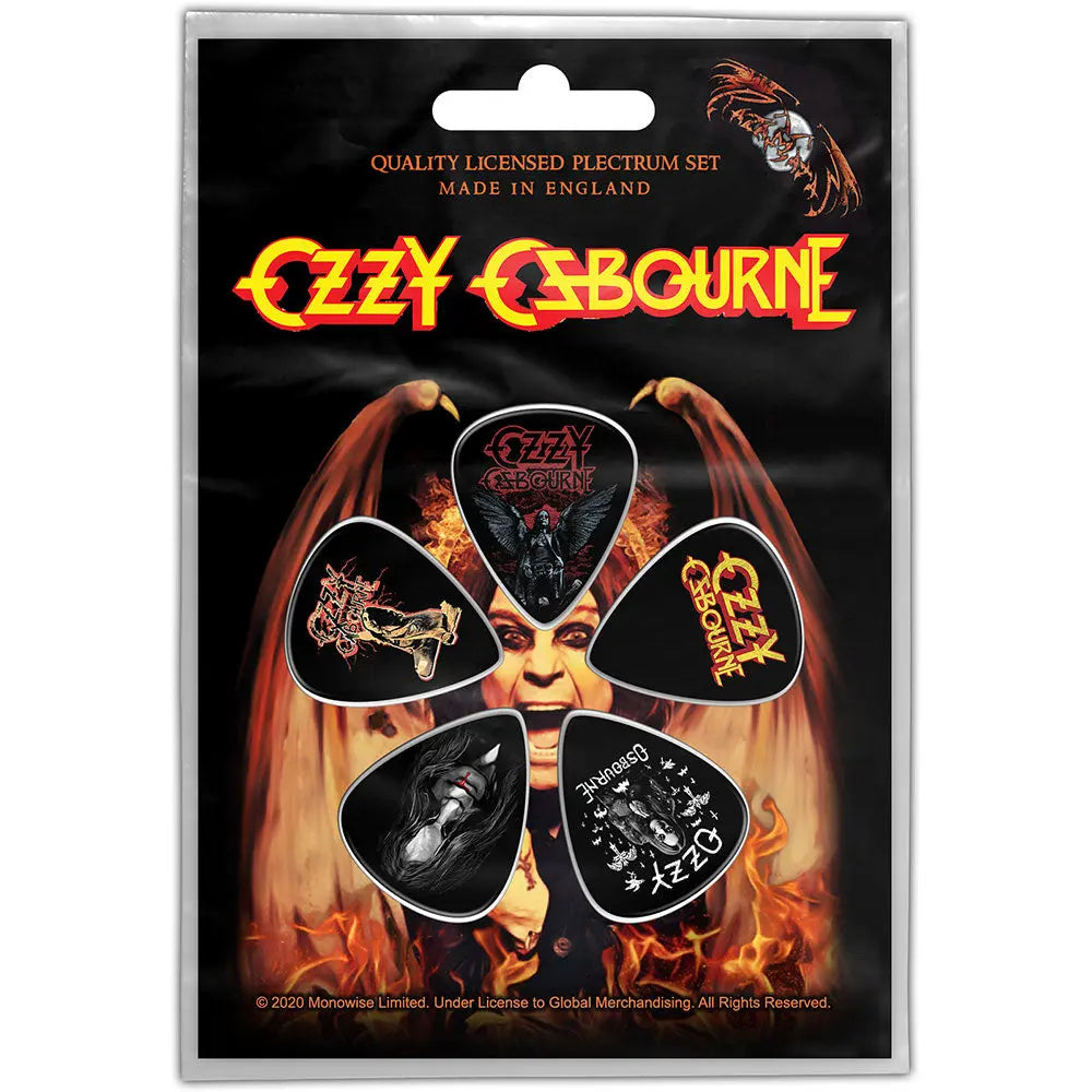 Official Ozzy Osbourne - Ordinary Man - Guitar Pick Set | Twisted NZ ...