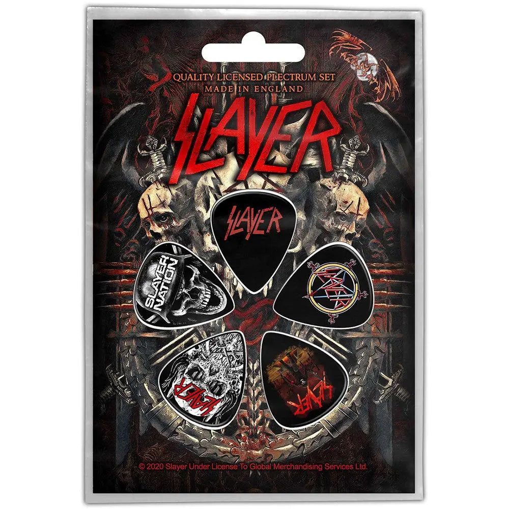 Official Slayer - Demonic - Guitar Pick Set | Twisted NZ – Twisted Thread