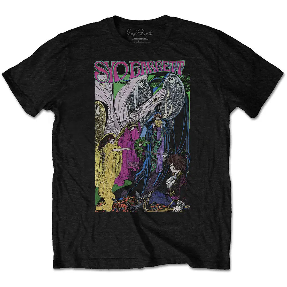 Official Syd Barrett - Fairies - Black T-Shirt | Twisted NZ – Twisted ...